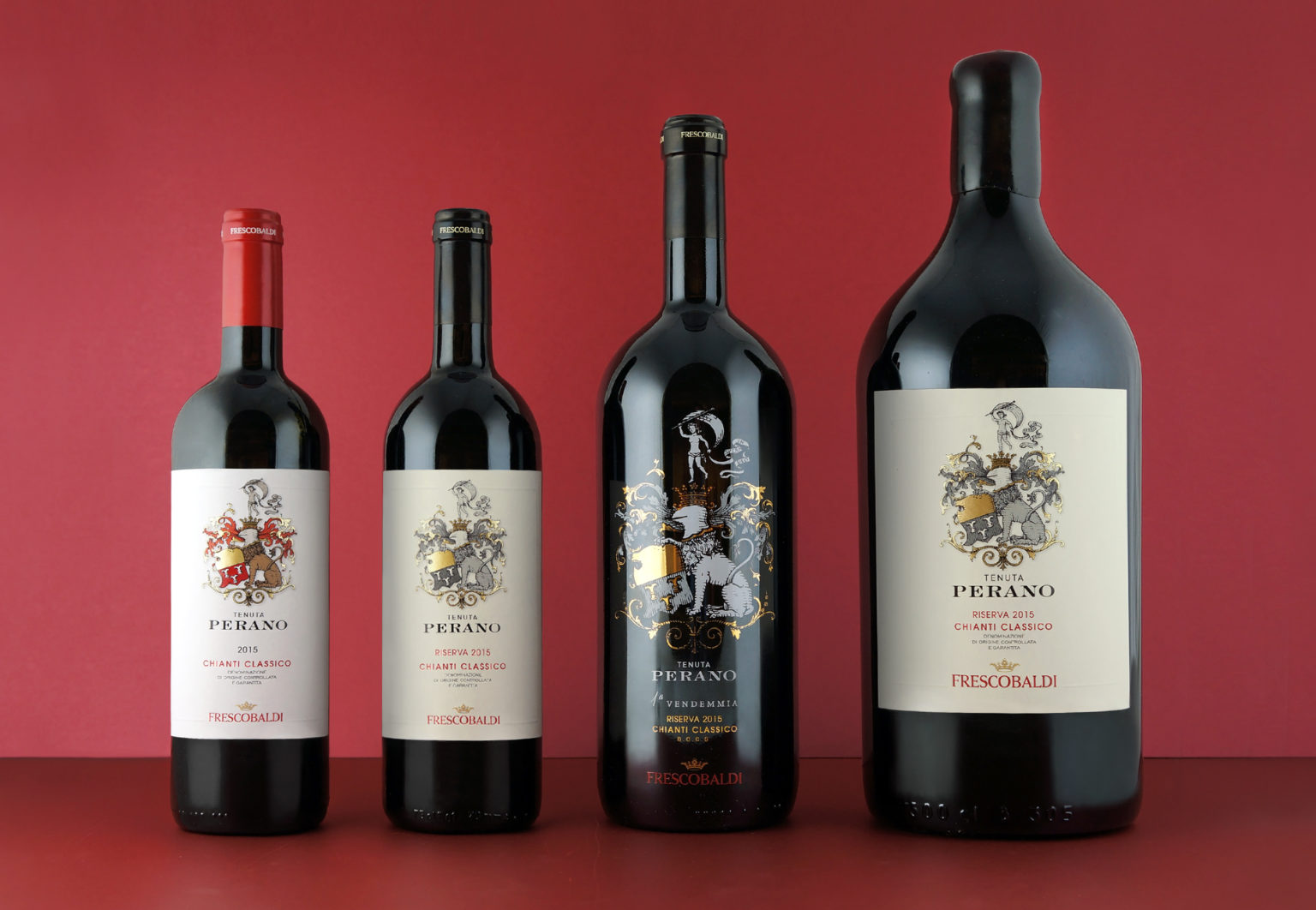 Etichette Frescobaldi Tenuta Perano, Ch. Classico e Ch. Classico Riserva